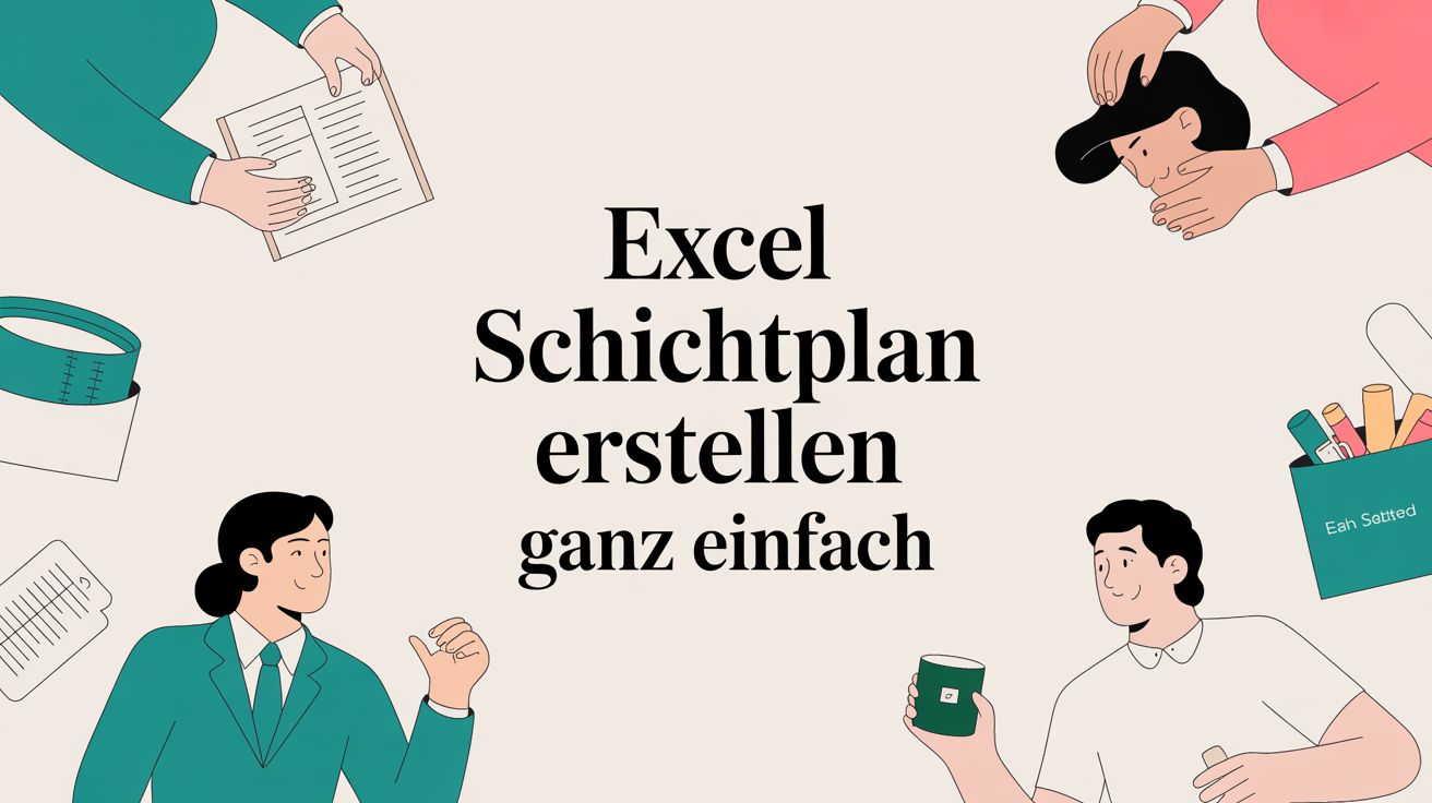 Excel Schichtplan Erstellen: #1 Vorlage + Schnelle App-Alternative