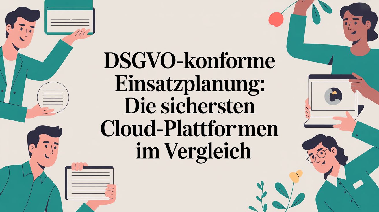 DSGVO-konforme Einsatzplanung: Die sichersten Cloud-Plattformen im ...